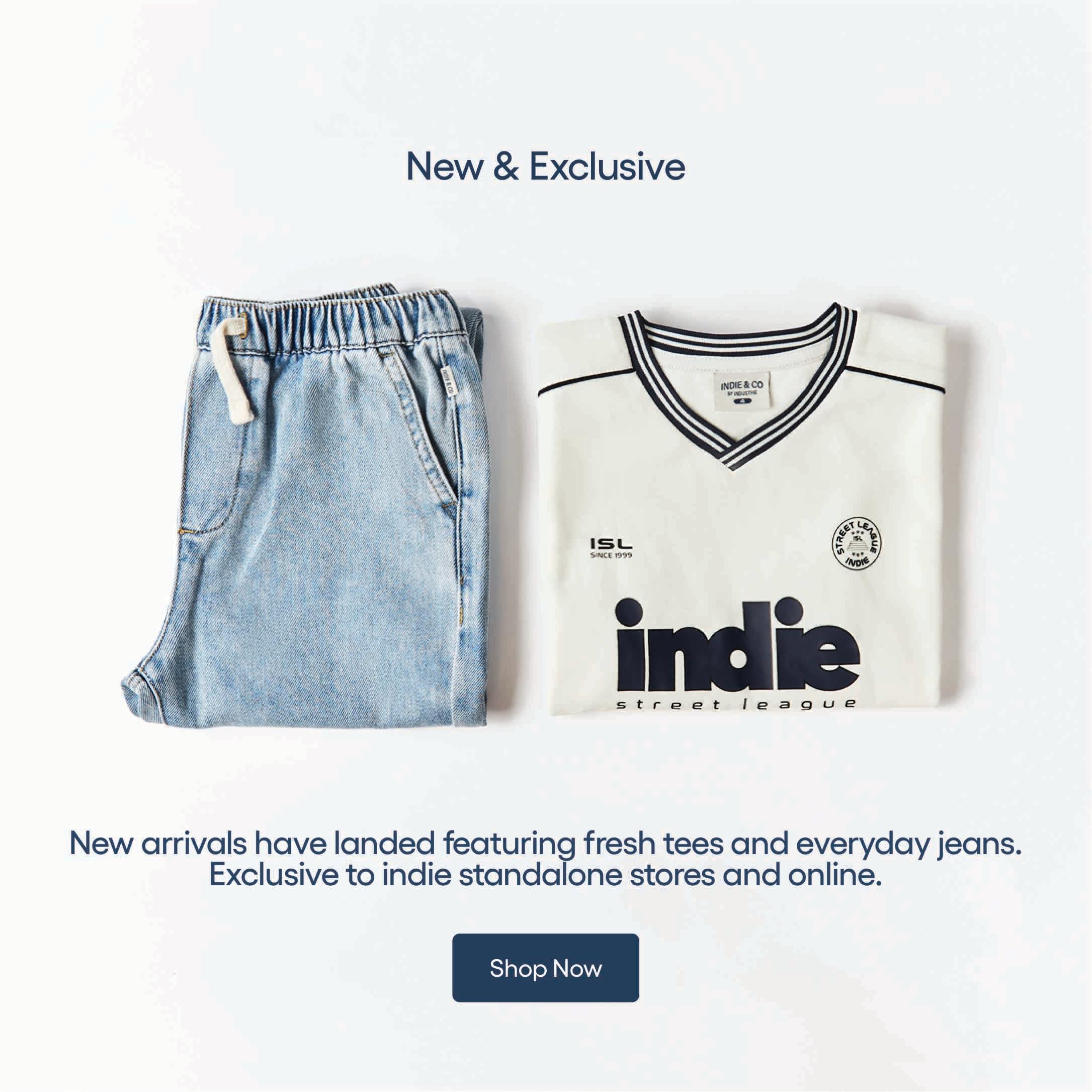Indie kids clothes store